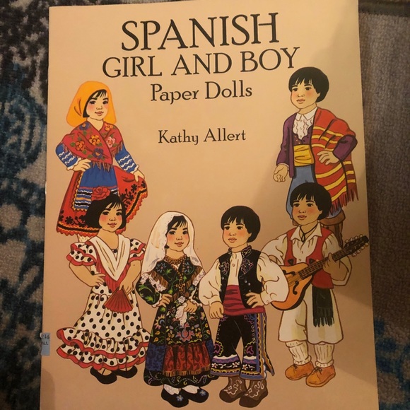 Office | Nwt Rare Spanish Girl And Boy Paper Dolls | Poshmark